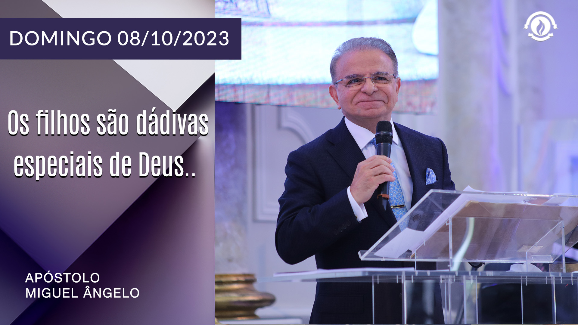 Os filhos são dádivas especiais de Deus Domingo 08/10/23 - Igreja Evangélica Cristo Vive